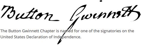 About Button Gwinnett Button Gwinnett Chapter