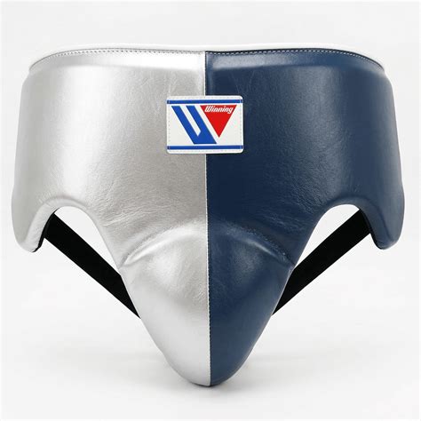Winning Standard Cut Groin Protector Dual Tone Silvernavy Blue