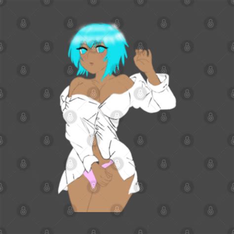 Blue Waifu Anime Girls T Shirt TeePublic