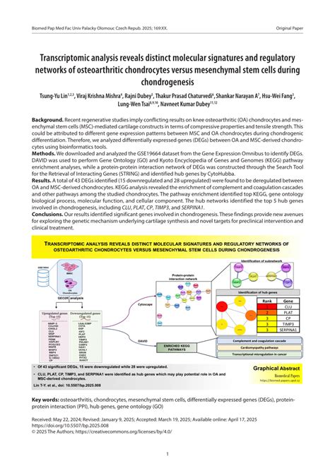Pdf Transcriptomic Analysis Reveals Distinct Molecular Signatures And
