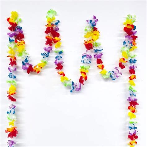 Allecto Plus Hawaiiaanse Slinger Met Bloemen Tropische Hibiscus Krans Voor Bol