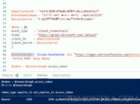Доступ к Azure через Microsoft Graph Api с помощью Powershell РЕМОНТКА