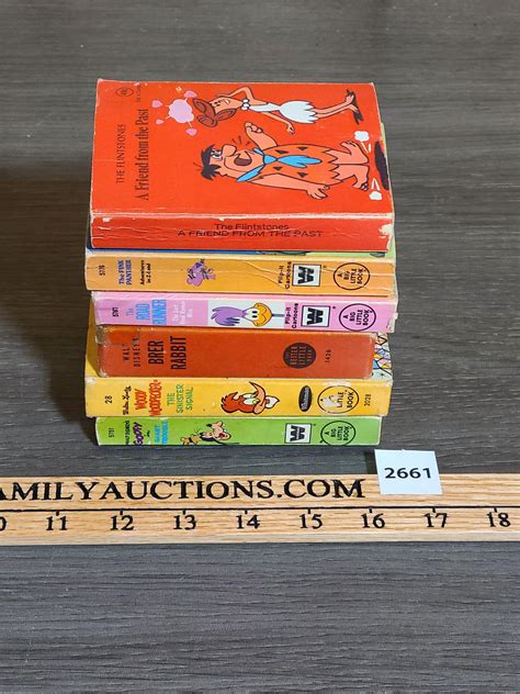 Lot Of 6 Big Little Books Goofy Woody Woodpecker Pink Panther Etc