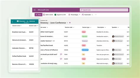 Lists Microsoft 365