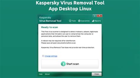 Kaspersky Virus Removal Tool Useful Desktop App For Linux