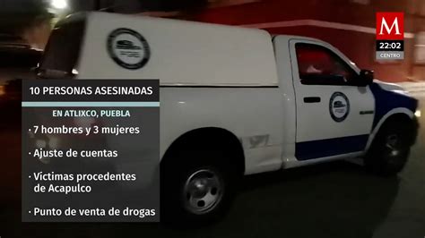 Ataque Armado Deja Nueve Personas Muertas En Atlixco Puebla Grupo Milenio