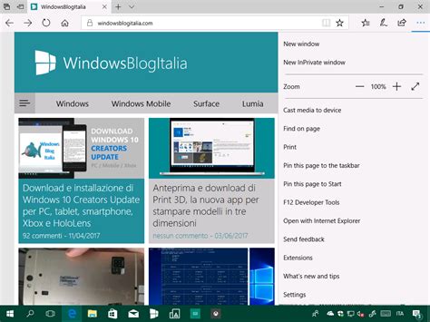 Tour Completo Di Windows 10 Insider Preview Build 16212
