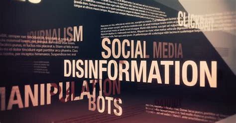 Fake News Misinformation Related Terms Seamless Background Loop In