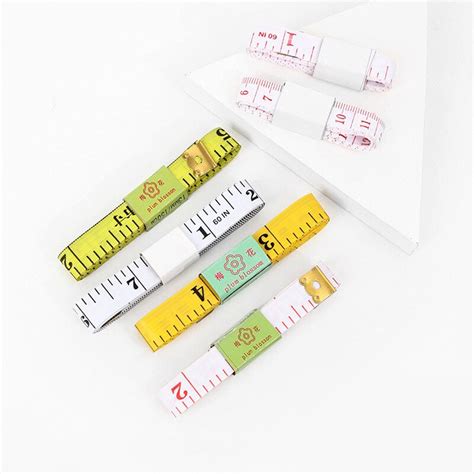 천 재봉용 부드러운 재단사 줄자 허리 브래지어 머리 둘레 양면 천 자 1 5m Aliexpress