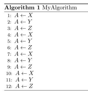 Algorithmicx Acmsmall Breaks Line Number Alignments Of Algorithms