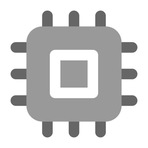 Microprocessor Processor Ai Artificial Intelligence Technology Chip Icon Download On