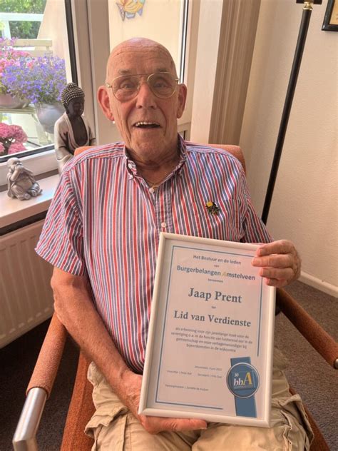 Jaap Prent Bba Overleden Amstelveen Blog