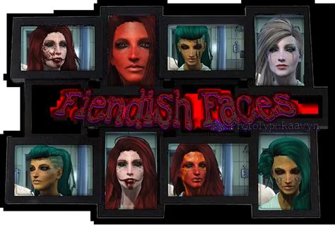 Fiendish Faces Looksmenu Preset At Fallout 4 Nexus Mods And Community