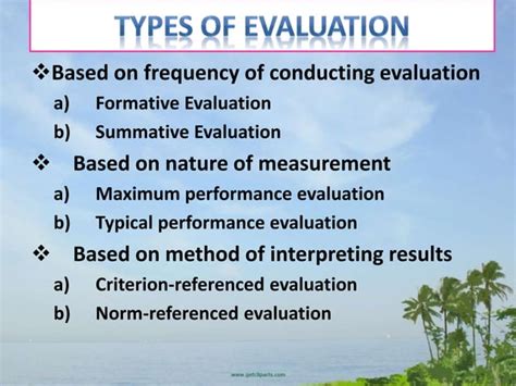Criterion And Norm Referenced Evaluation Pptx