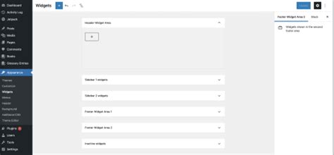 Wordpress Widget Blocks