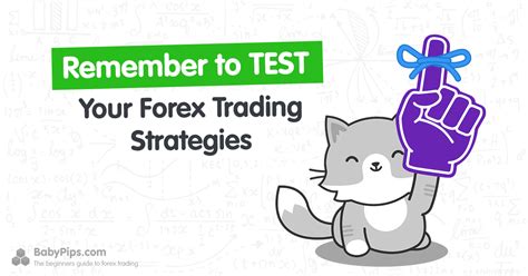 Remember To Test Your Forex Trading Strategies Babypips Com