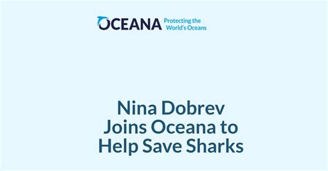 Nina Dobrev Joins Oceana To Help Save Sharks Oceana