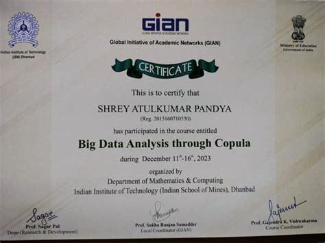 Shrey Pandya On Linkedin Iit Ism