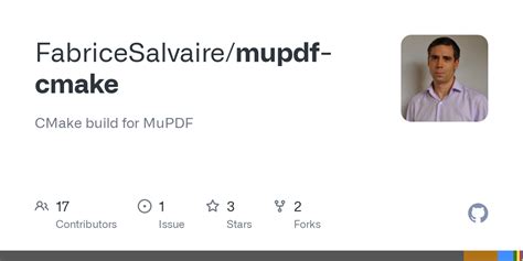 Github Fabricesalvairemupdf Cmake Cmake Build For Mupdf