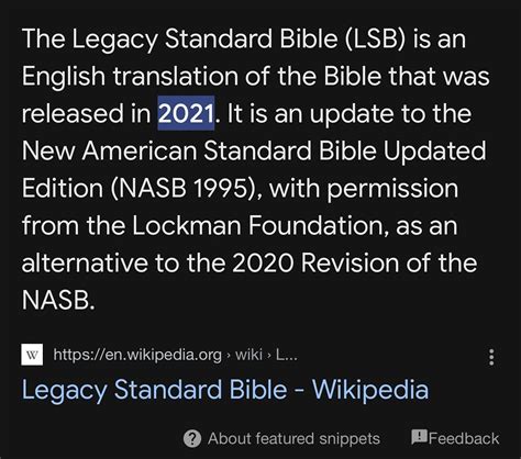 I Will This Is Not A Valid Stance Because The Lsb Is 2021 Where The Kjv