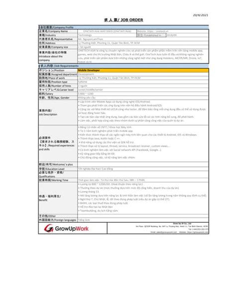 [job description] java developer pdf