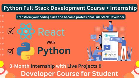 Master Python Full Stack Development Internship Developer Course