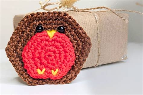 How To Crochet Robin Applique Tutorial For Beginners Red Agape Blog