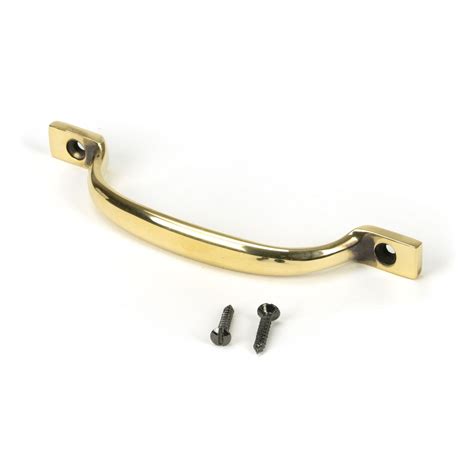 Aged Brass Slim Sash Window Pull Pull Handle