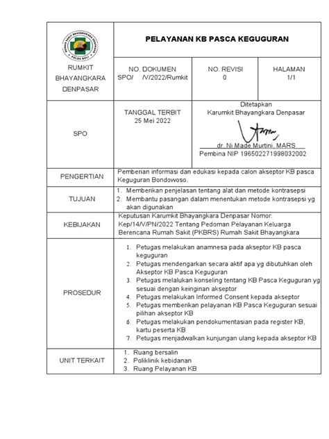 Kb Pasca Keguguran Pdf