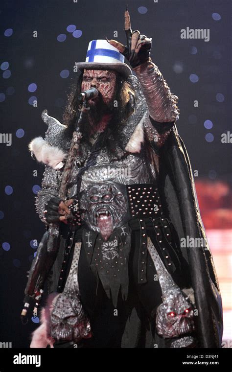 The Singer Of The Band Lordi Starting For Finland To The Eurovision