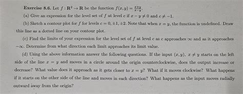 Solved Exercise Let F R R Be The Function Chegg