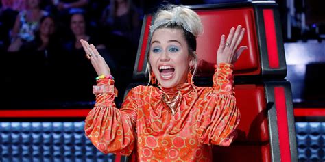 The 15 Craziest Outfits Miley Cyrus Wore On The Voice The Voice Season 11