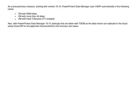 Powerprotect Data Manager 19 10 Enhancements Powerprotect Data