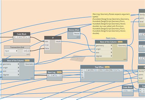 If Statement With Freezing Designscript Dynamo
