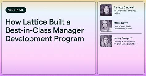 How Lattice Built A Best In Class Manager Development Program