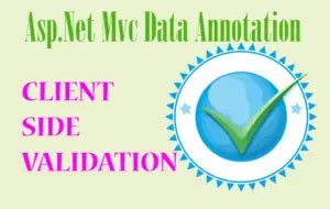 ASP NET MVC Client Side Validation Of Controls Like Textbox Dropdownlist Checkbox