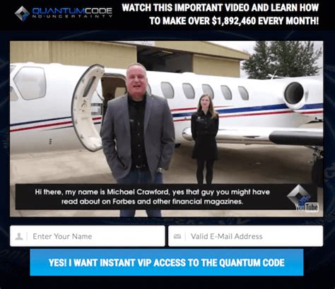 Is Michael Crawford The Quantum Code A Scam Yes It Is Your Income