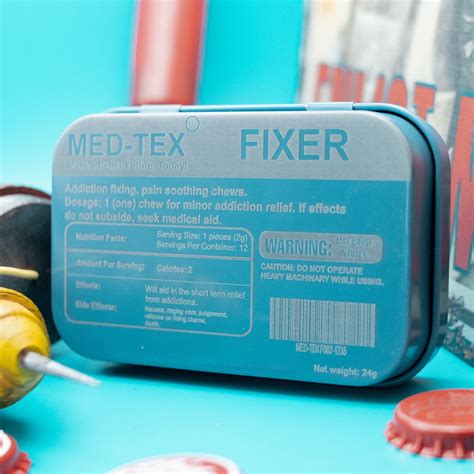 Fallout New Vegas Inspired Fixer Tin Etsy