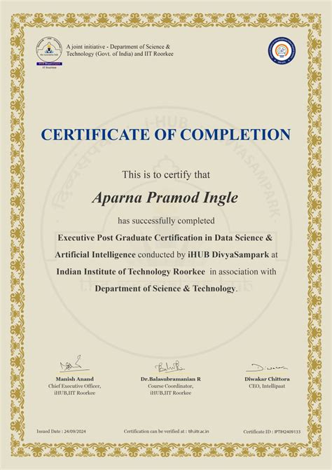 Aparna Ingle On Linkedin 🎉 Excited To Share That I Have Completed My