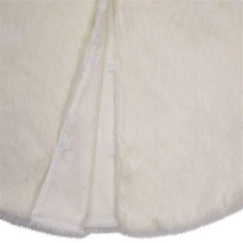 Northlight Polar Bear Faux Fur Christmas Tree Skirt 48 White 1