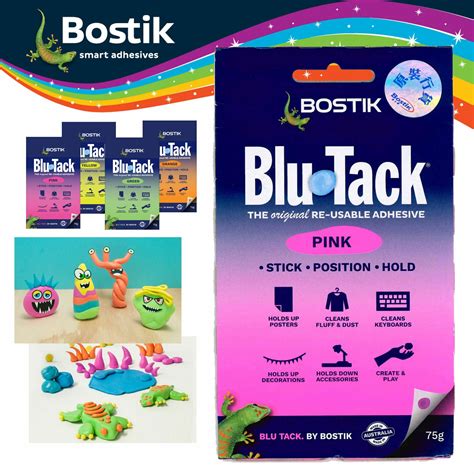 Blu Tack® Multi Purpose Re Usable Adhesive Pink Colour