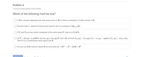 solved problem 4 1 0 point possible graded results hidden
