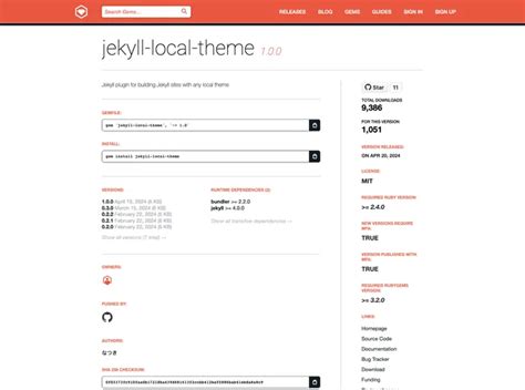 jekyll local theme by ntkme a jekyll template built at lightspeed