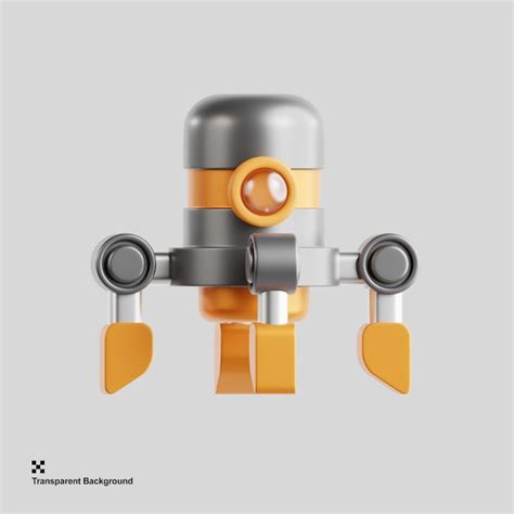 Premium Psd 3d Nanobot Illustration