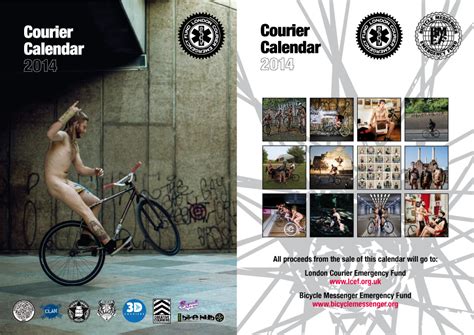 BEN HUGHES PHOTOGRAPHER The Naked Courier Calendar Shoot