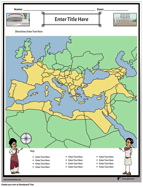Mapa Del Imperio Romano Storyboard Por Es Examples