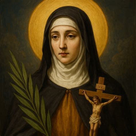 Santa Eusébia Santos E Ícones Católicos Cruz Terra Santa