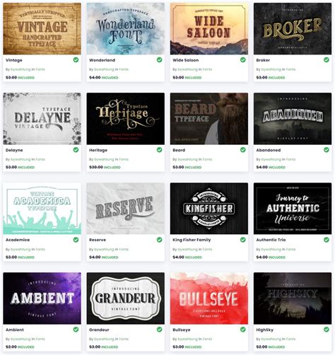 💙자료백업계¹⁴³🐥 On Twitter Rt Databu 49종의 빈티지풍 영문 폰트를 일정기간 무료로 배포하고 있습니다
