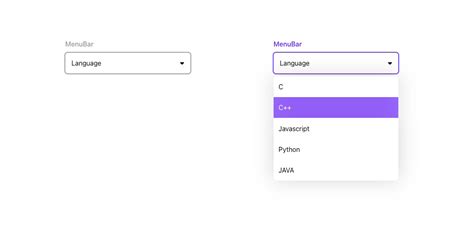 드롭다운 메뉴 dropdown menu 만들기