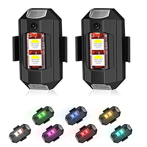 7 Color Led Aircraft Strobe Lights And Usb Charging Led Anti Collision